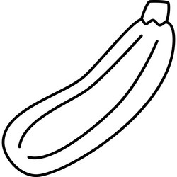 Zucchini Outline Vector Images (over 670)