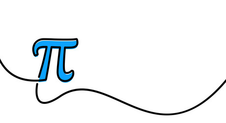 Single line drawn greek alphabet letters outline Vector Image