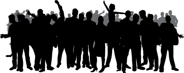 Crowd Shadows Vector Images (over 1,500)