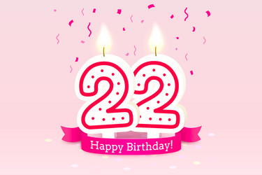 Happy Birthday 22 Vector Images (over 480)