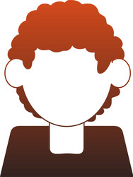 Young man cartoon on red lines Royalty Free Vector Image