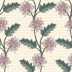 Rococo botanical garden seamless pattern Vector Image