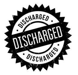 Discharged rubber stamp Royalty Free Vector Image