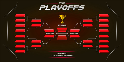 Tournament Bracket Template Vector Images (over 590)