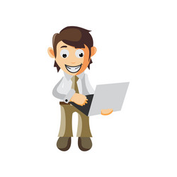 Men using technology devices cartoon Royalty Free Vector