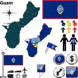 Guam Map Shape Vector Images (81)