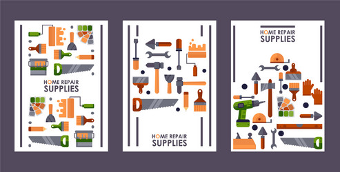 Building service tools banner Royalty Free Vector Image