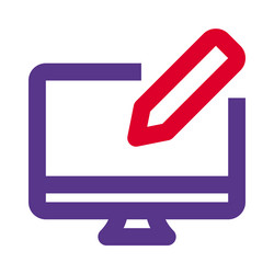 Digital input device used on screen Royalty Free Vector