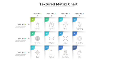 Infographic Matrix Vector Images (over 690)