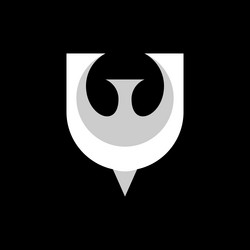 Letter u pig logo design Royalty Free Vector Image