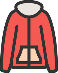 Warm jacket Royalty Free Vector Image - VectorStock