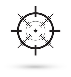 Icon Black Crosshair Vector Images (over 7,300)