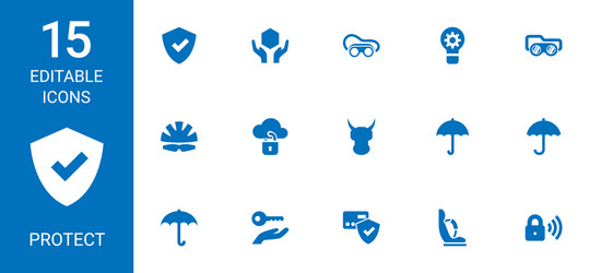 Hand holding and umbrella as a shield protection Vector Image