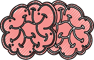 Brain Scribble Vector Images (over 1,200)