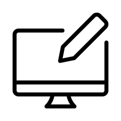 Digital input device used on screen Royalty Free Vector