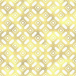 Seamless gold greek key background pattern Vector Image