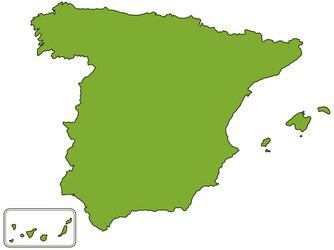 Blank Map Spain Vector Images (over 180)