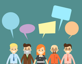 Cartoon people group community world frame Vector Image