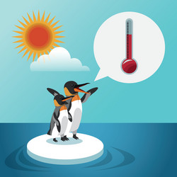 Global warming design Royalty Free Vector Image