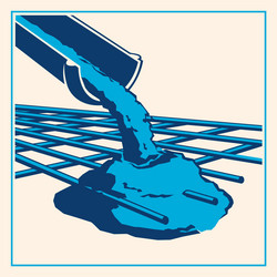 Pouring concrete icon Royalty Free Vector Image