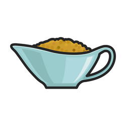 Sauce cartoon icon seasoning Royalty Free Vector Image