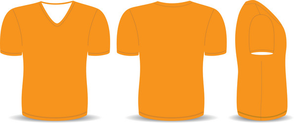 Blank t shirt Royalty Free Vector Image - VectorStock