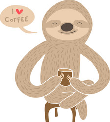 Cute Sloth Coffee Cartoon Vector Images (over 300)