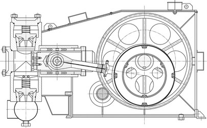 Engineering drawing of components Royalty Free Vector Image