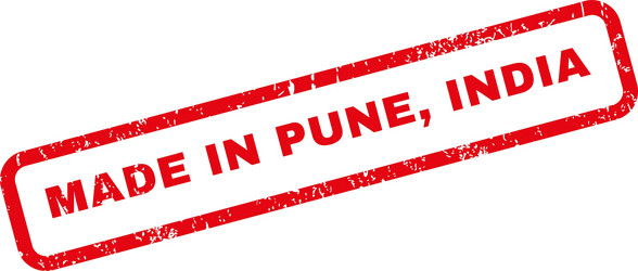 India pune textile stamps Royalty Free Vector Image