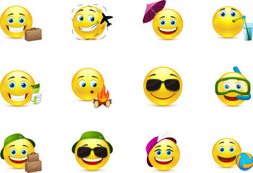 Smiley Vacation Vector Images (over 1,200)