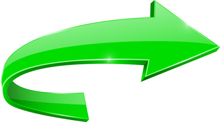 Green Curved Arrow Vector Images (over 3,500)