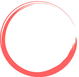 Black enso symbol Royalty Free Vector Image - VectorStock