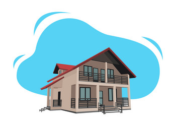 Single Storey House Icon Vector Images (over 200)
