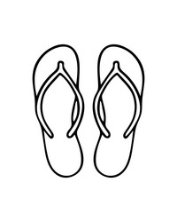 Flip Flop Outline Vector Images (over 3,200)