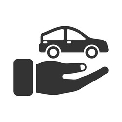 Auto insurance policy icon Royalty Free Vector Image
