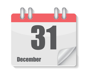 November 3 flat daily calendar icon date Vector Image