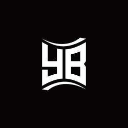 Yb initial logo monogram designs modern templates Vector Image