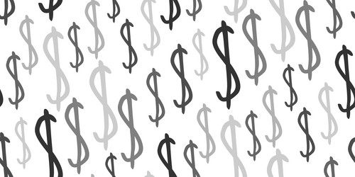 Dollar money currency symbol background Royalty Free Vector