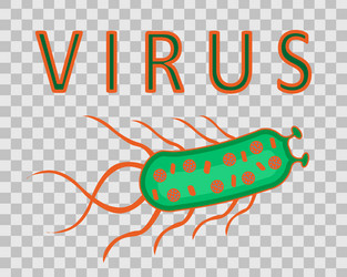 Virus set isolated Royalty Free Vector Image - VectorStock