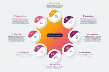 Pie Chart Eight Part Vector Images (over 120)