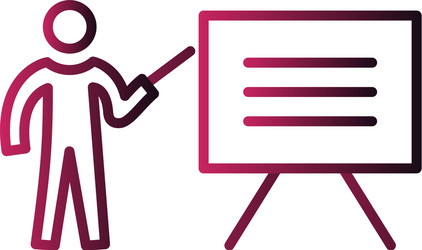 Teaching icon Royalty Free Vector Image - VectorStock