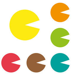 Arcade maze pacman background pac man retro Vector Image