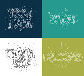 Good Luck Calligraphy Vector Images (over 1,200)