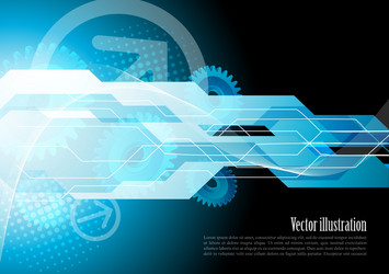 Tech background Royalty Free Vector Image - VectorStock