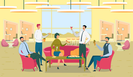 Colleagues Lunch Vector Images (over 580)