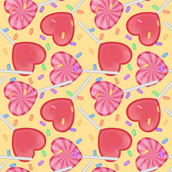Cute childish candy texture seamless pattern Vector Image