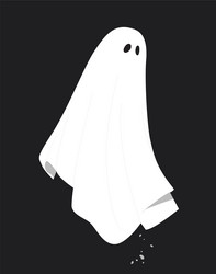 White ghost icon Royalty Free Vector Image - VectorStock