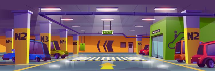 Cartoon Parking Lot Background Vector Images (over 180)