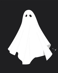 White ghost icon Royalty Free Vector Image - VectorStock