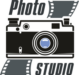 No photo icon camera crossed out Royalty Free Vector Image